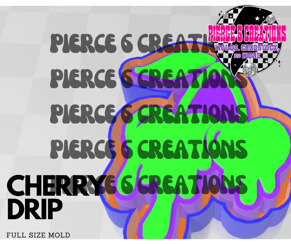 CHERRY DRIP MOLD – PIERCE 6 CREATIONS